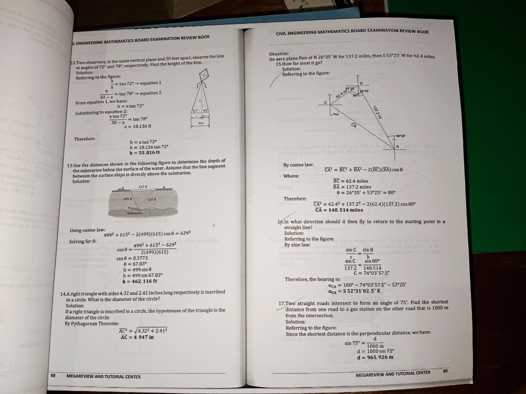 Civil Engineering Mathematics Board Exam Review Book - Photocopy ...