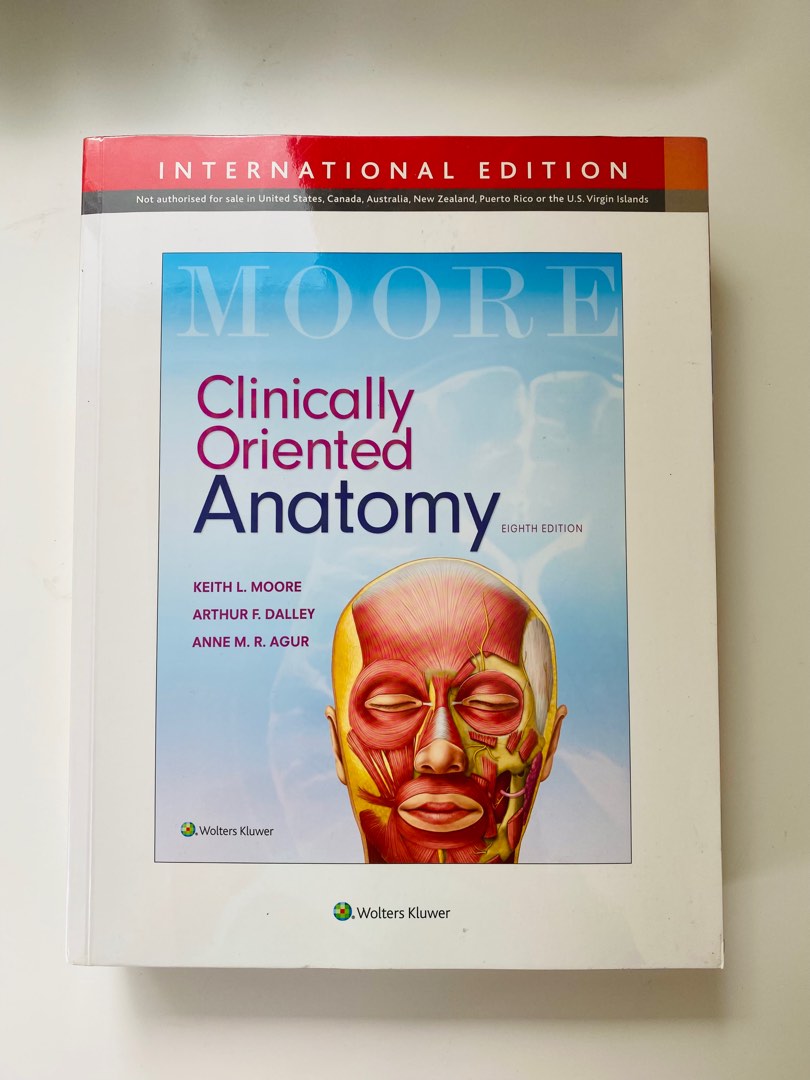 Clinically Oriented Anatomy Moore 8th Ed, Hobbies & Toys, Books & Magazines, Textbooks on Carousell