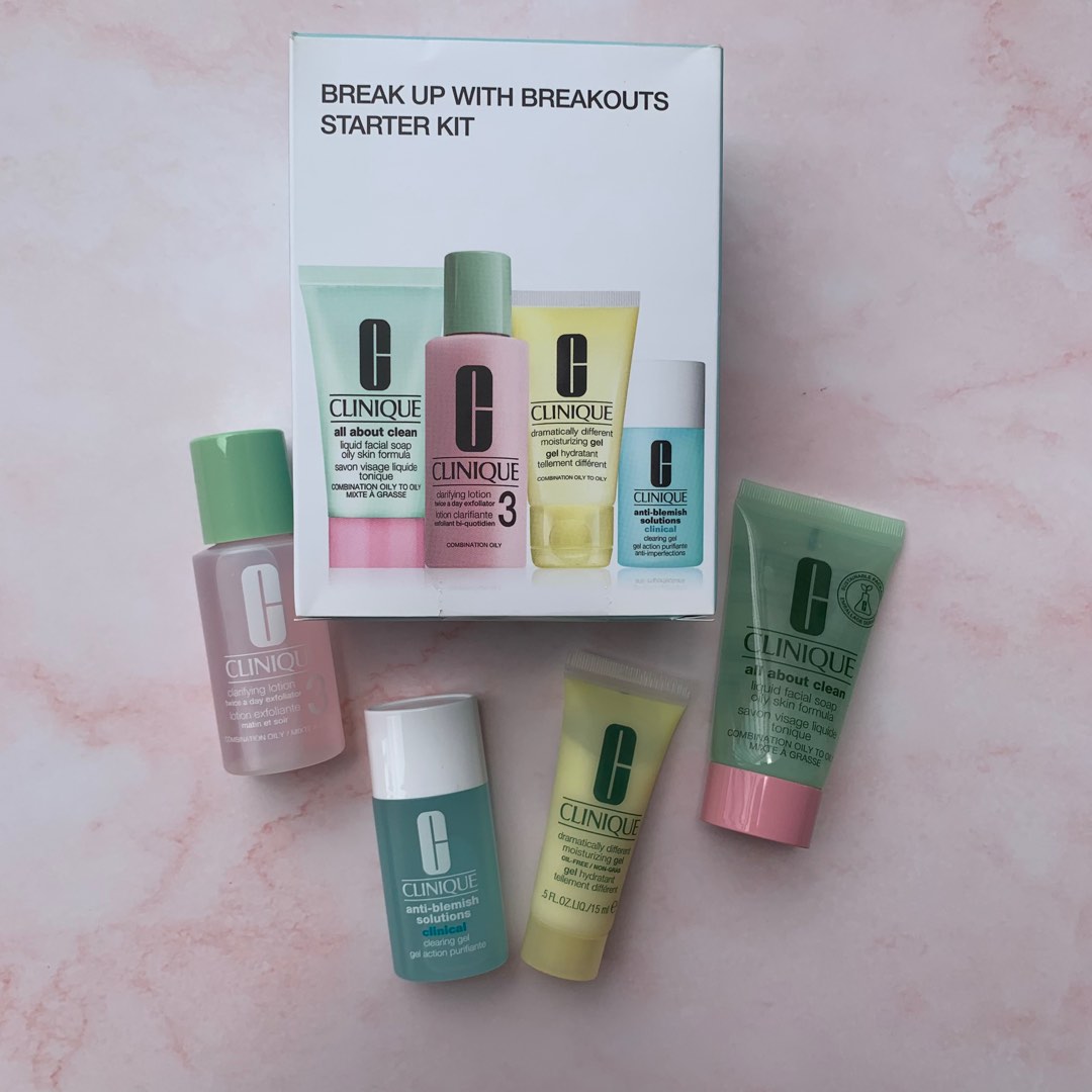 Clinique Breakouts Starter Kit , Beauty & Personal Care, Face, Face ...