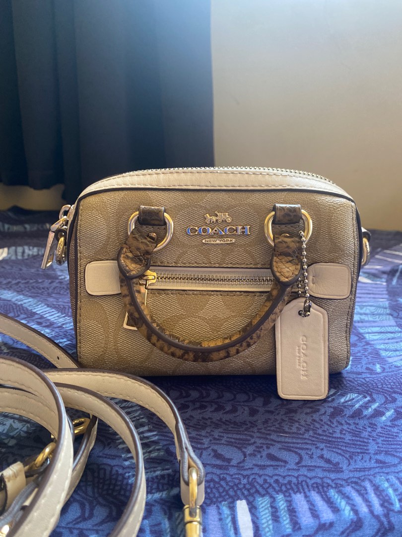 Coach mini ROWAN, Luxury, Bags & Wallets on Carousell