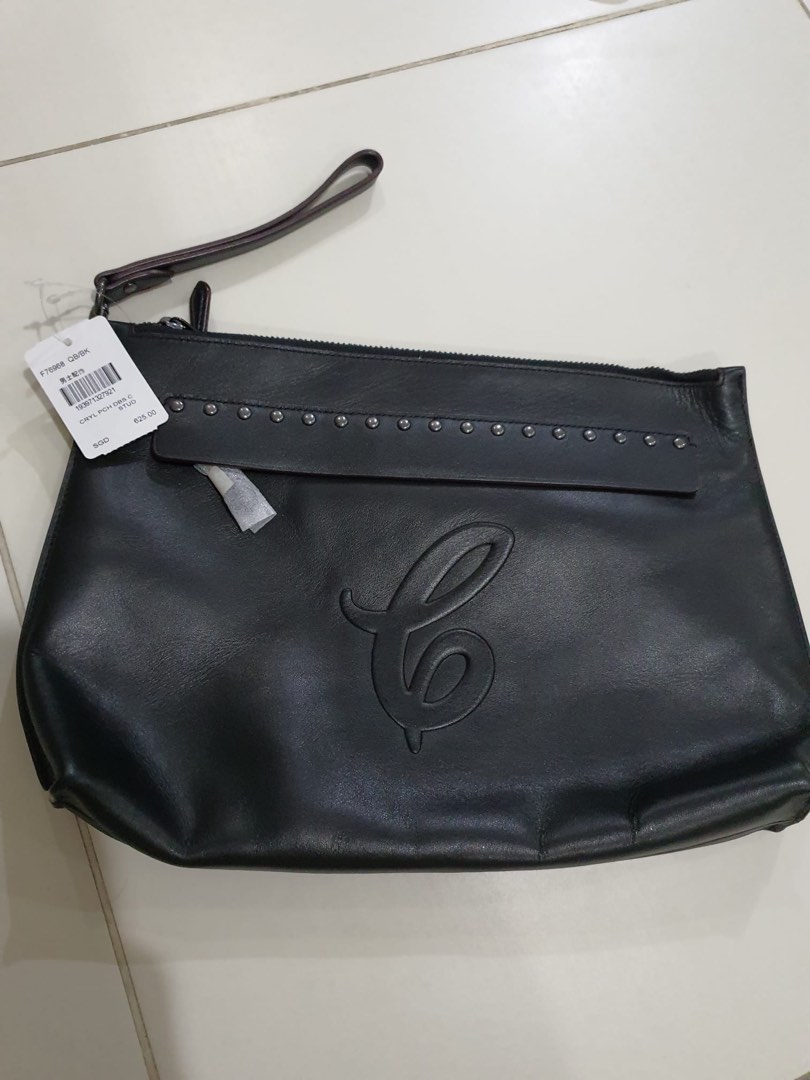 Coach Studded Classic Crystal Clutch, Luxury, Bags & Wallets on Carousell