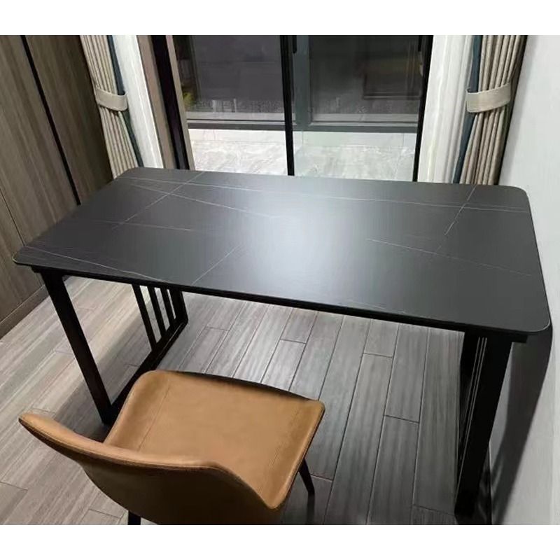 Computer Desk sintered stone&Metal frame Study table, Furniture & Home ...