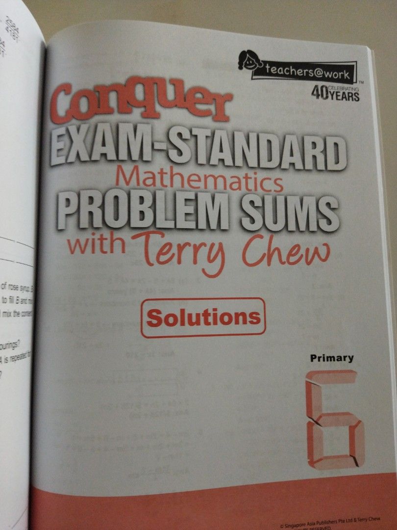 Conquer Mathematics with Terry Chew, Hobbies & Toys, Books & Magazines ...