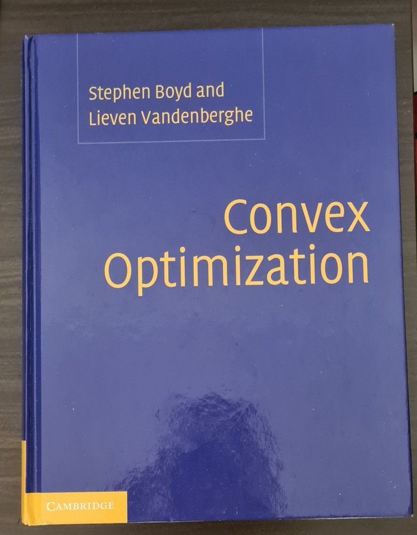 Convex Optimization by Stephen Boyd (Hard Cover), Hobbies & Toys, Books ...