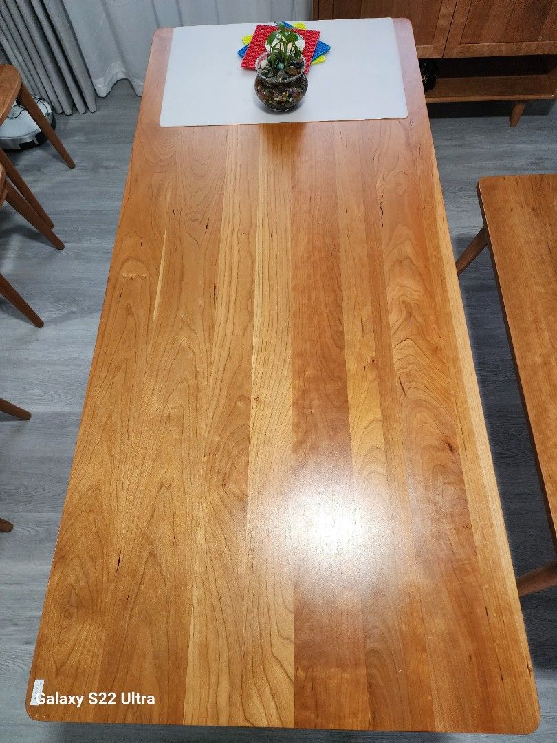 Custom made Cherry dining table, Furniture & Home Living, Furniture ...