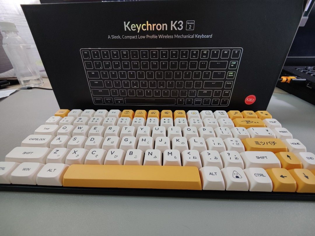 Custom Modded Keychron K3 V2 [Pre-loved], Computers & Tech, Parts ...