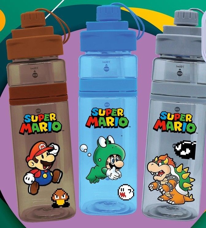 CUSTOMIZED WATER BOTTLE MARIO BROSS, Furniture & Home Living ...