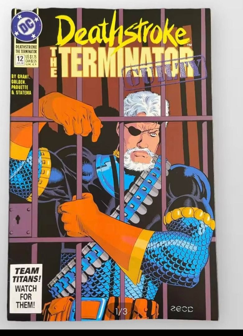 Deathstroke the Terminator 12 Published Jul 1992 by DC Superman cameo ...