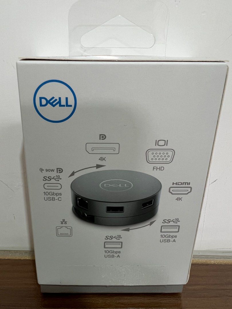 Dell 7 in 1 USB-C Multiport Adapter DA310, 電腦＆科技, 電腦周邊及配件, 電腦線、轉接線及轉換器 ...