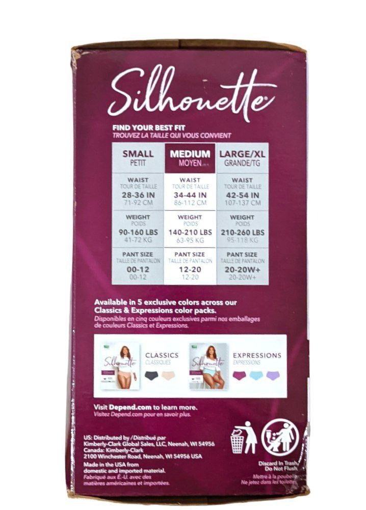 Depend Silhouette Incontinence & Postpartum Underwear for Women ...