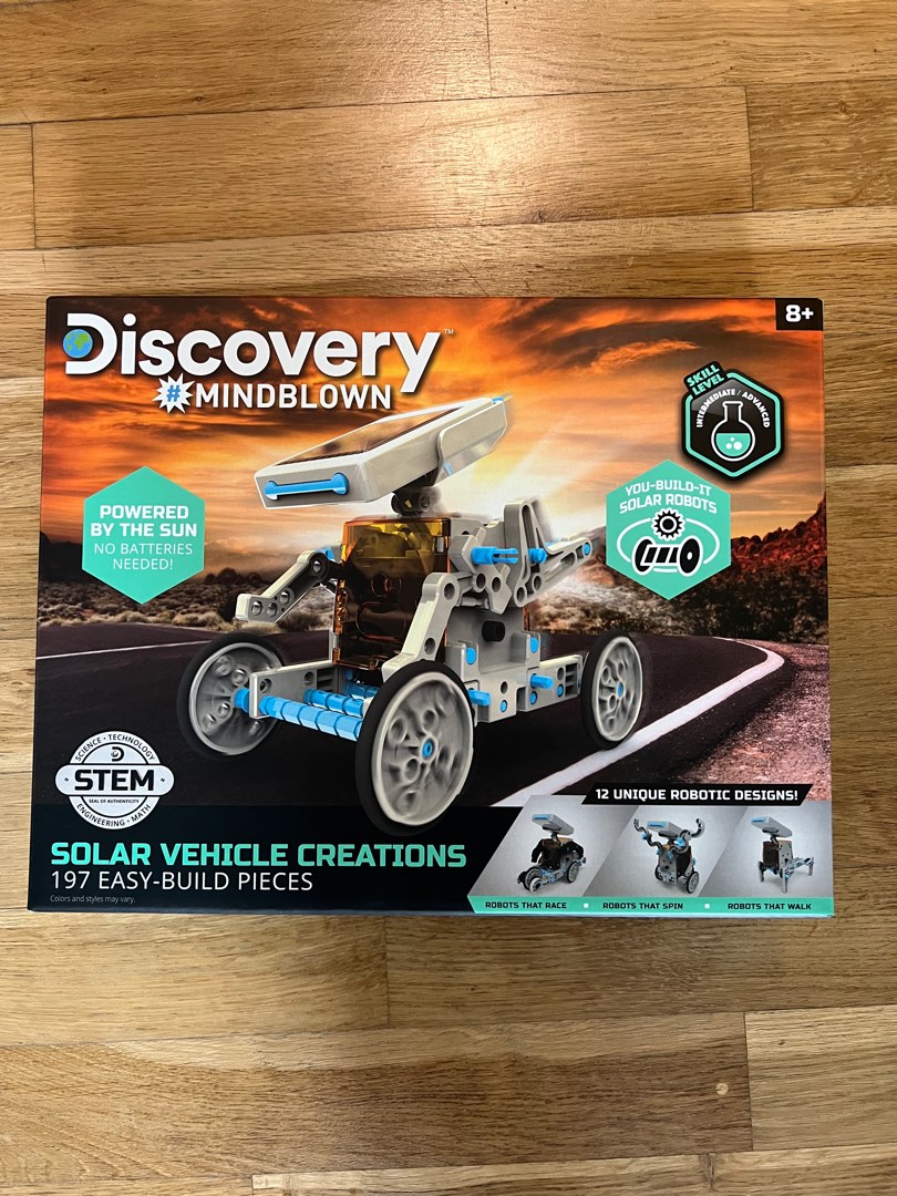 Discovery Mindblown Solar Vehicle Creations Stem Educational Toy ...