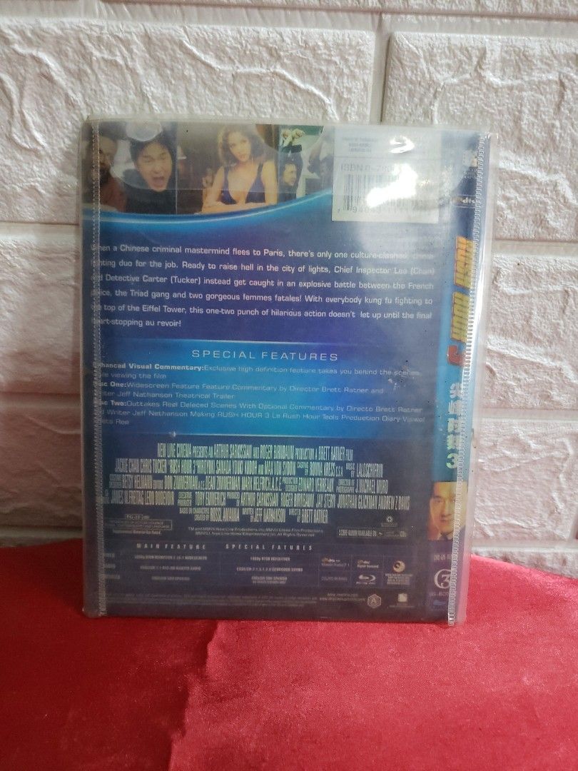 DVD MOVIE - RUSH HOUR 3 _ JACKY CHAN & CHRIS TUCKER, Hobbies & Toys, Music & Media, CDs & DVDs ...
