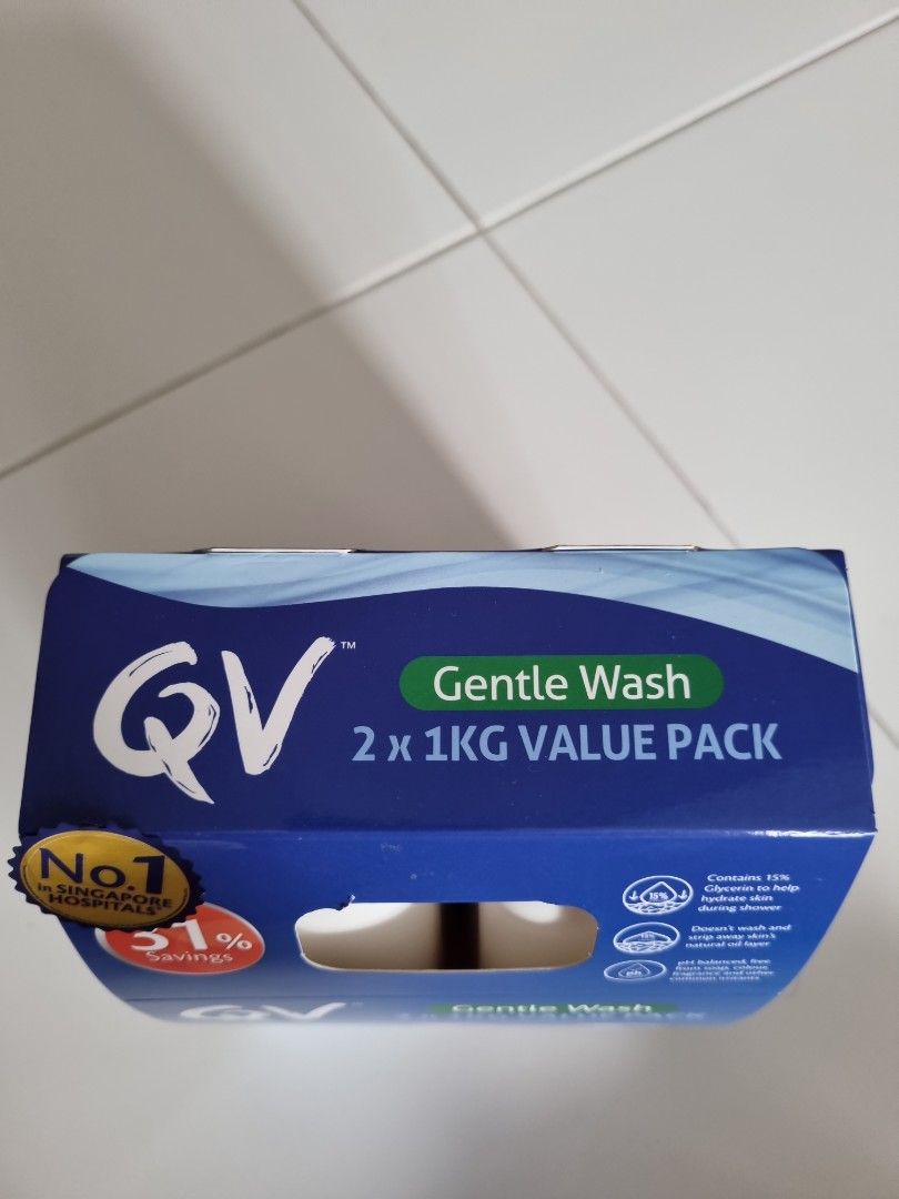 FINAL CLEARANCE SALE! Ego QV Gentle Wash Value Pack (2 x 1 Kg), Beauty ...