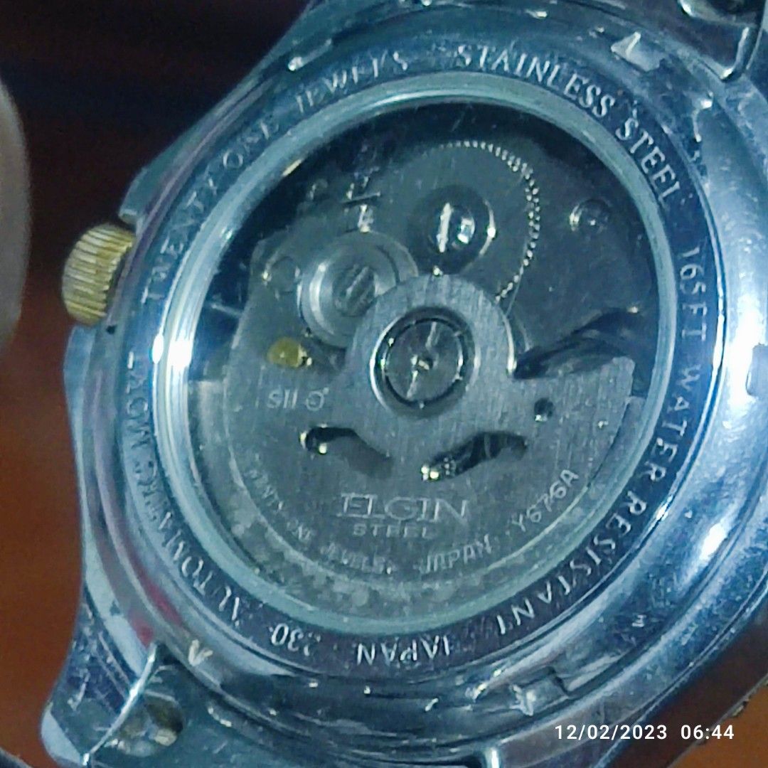 Elgin Steel Automatic, Men's Fashion, Watches & Accessories, Watches on ...