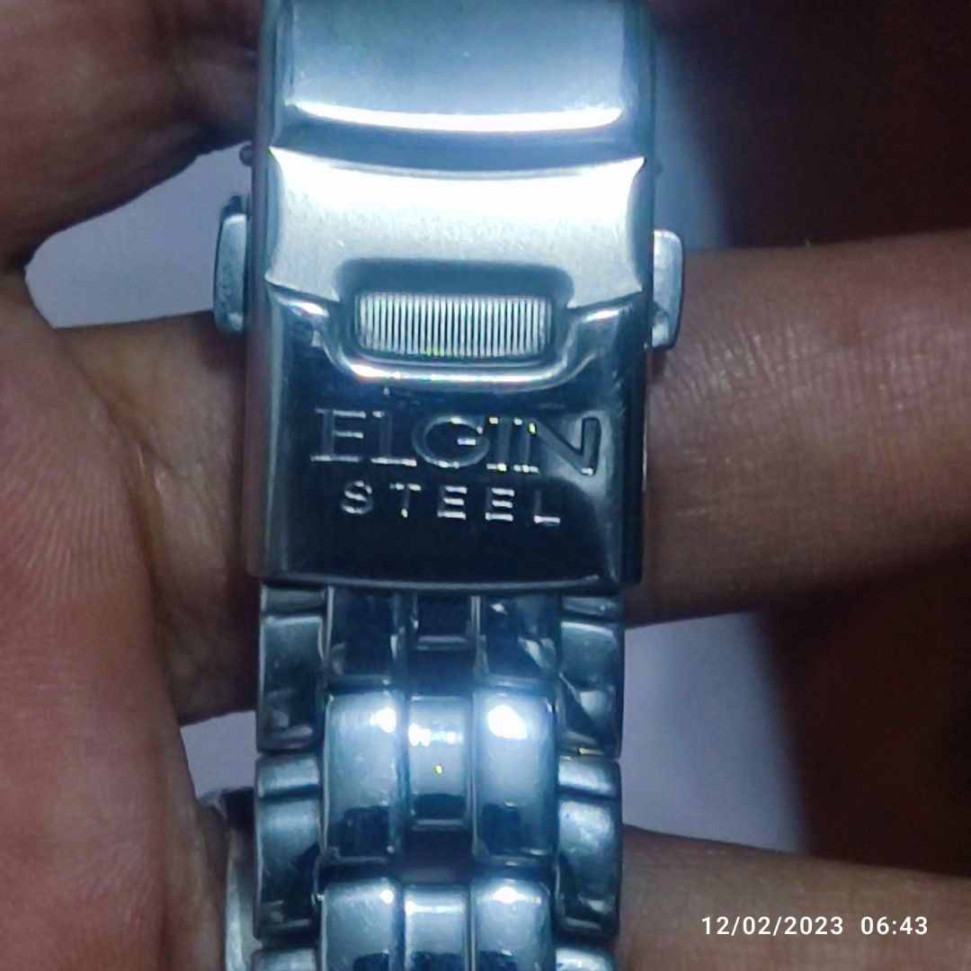 Elgin Steel Automatic, Men's Fashion, Watches & Accessories, Watches on ...