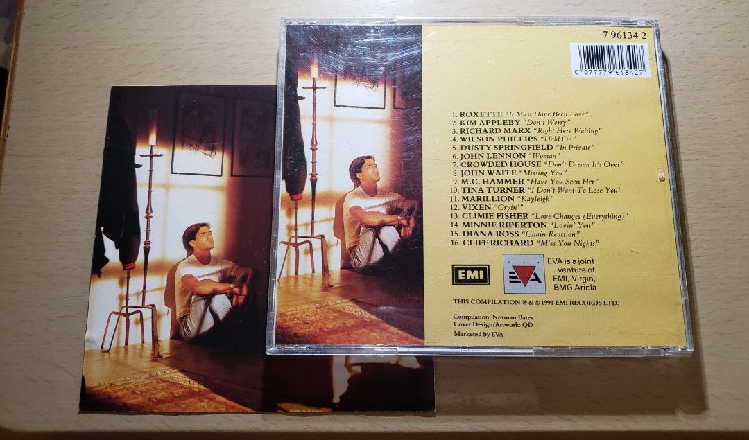 EMI MISSING YOU 精選 CD MADE IN HOLLAND 鍾鎮濤 改編原曲 過萬張碟 電影 演唱會 聽歌 CD VCD ...