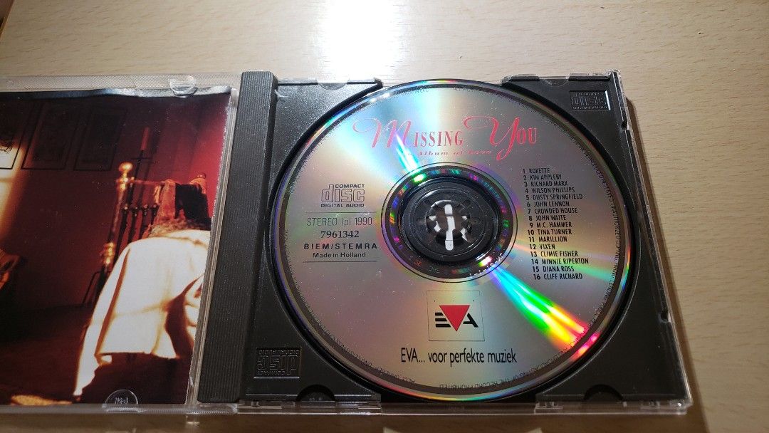 EMI MISSING YOU 精選 CD MADE IN HOLLAND 鍾鎮濤 改編原曲 過萬張碟 電影 演唱會 聽歌 CD VCD ...