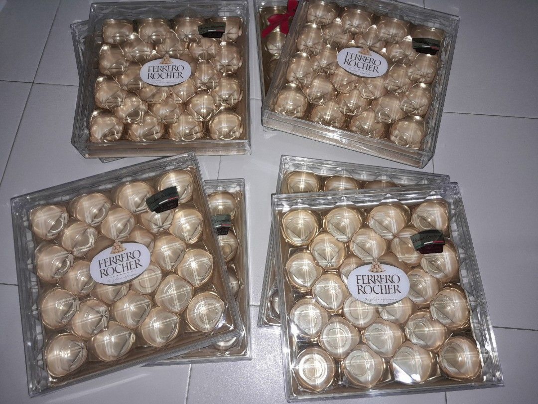 Ferrero Rocher Empty Chocolate Box (2x Rectangular Available), Food ...