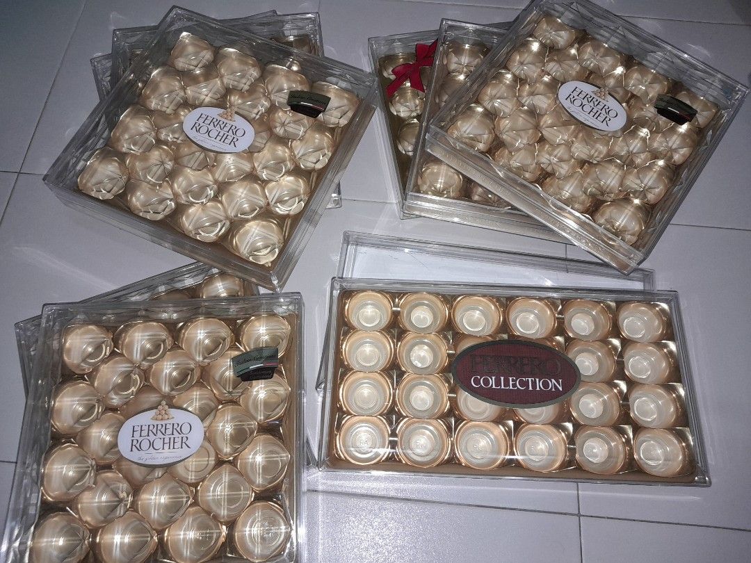 Ferrero Rocher Empty Chocolate Box (2x Rectangular Available), Food ...