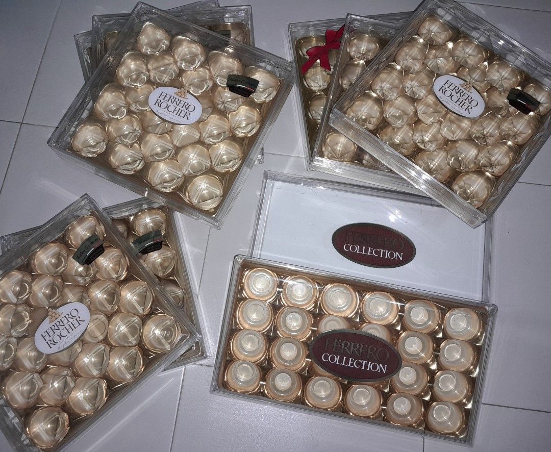 Ferrero Rocher Empty Chocolate Box (2x Rectangular Available), Food ...