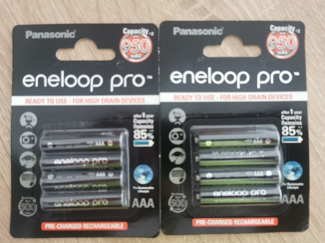 Eneloop Pro AAA Rechargeable batteries ( 4 x AAA ), Photography ...