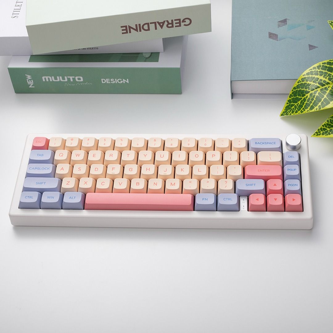 ESC66 Gasket Rotary Encoder Wireless RGB Mechanical Keyboard Kit ...