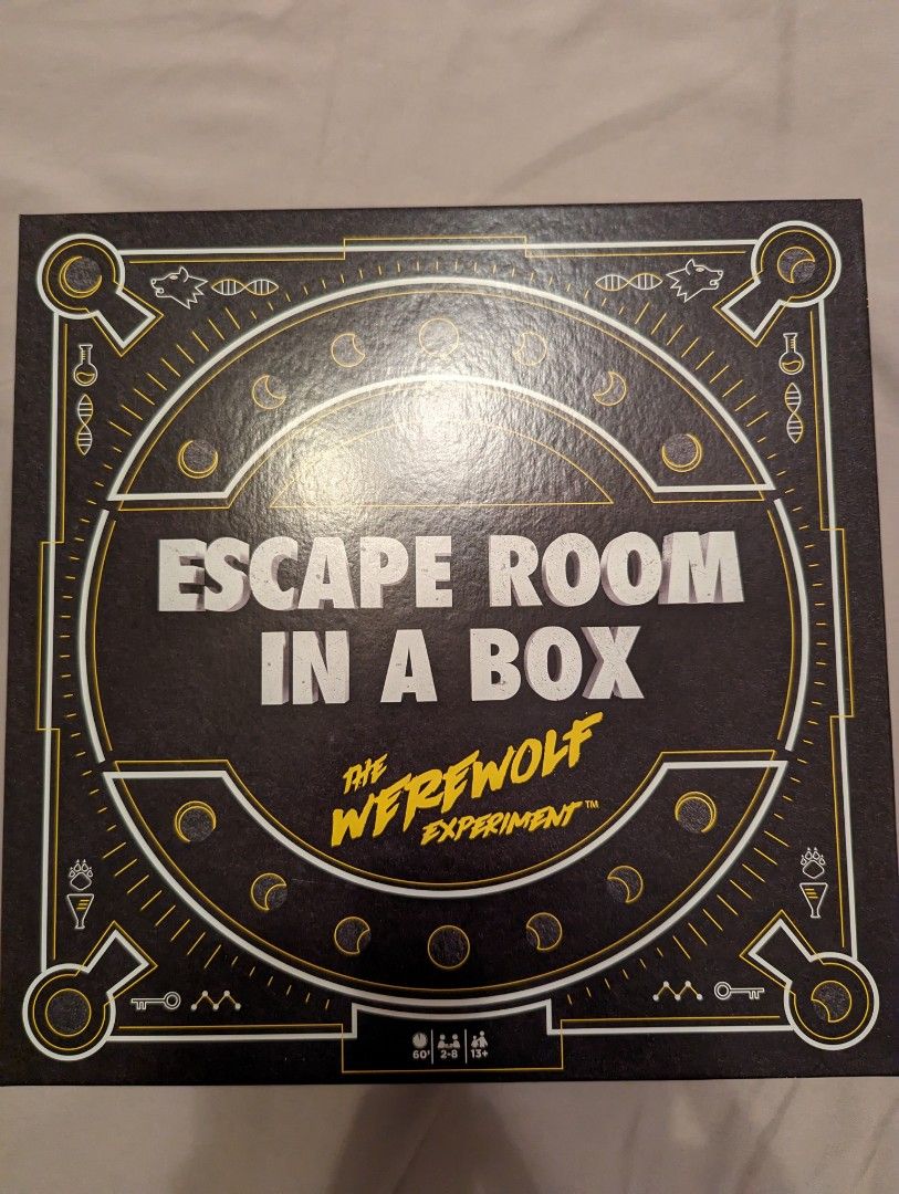 Escape room in a box: The werewolf experiment, Hobbies & Toys, Toys ...