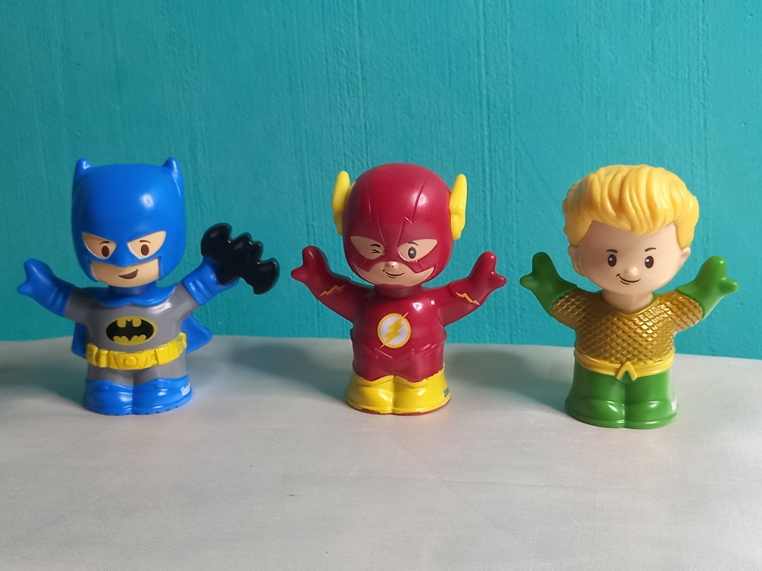 Fisher Price Little People Dc Super Friends Set of 3 on Carousell