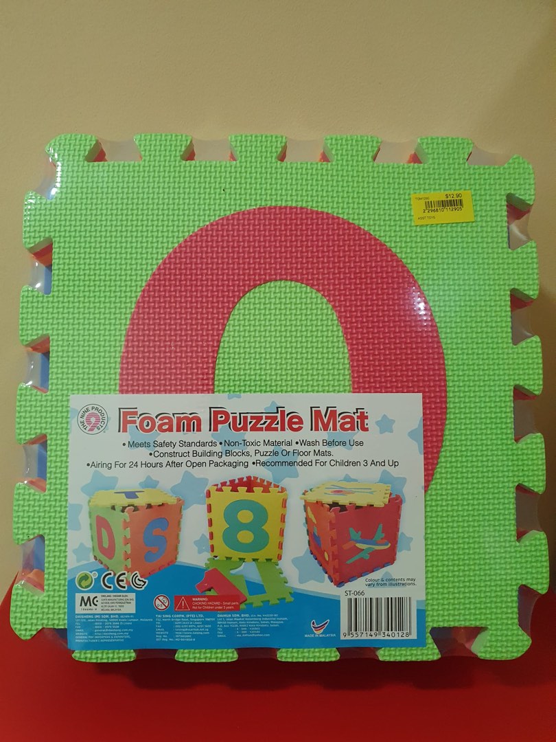 Baby Alphabet Foam Playmat, Babies & Kids, Infant Playtime on Carousell