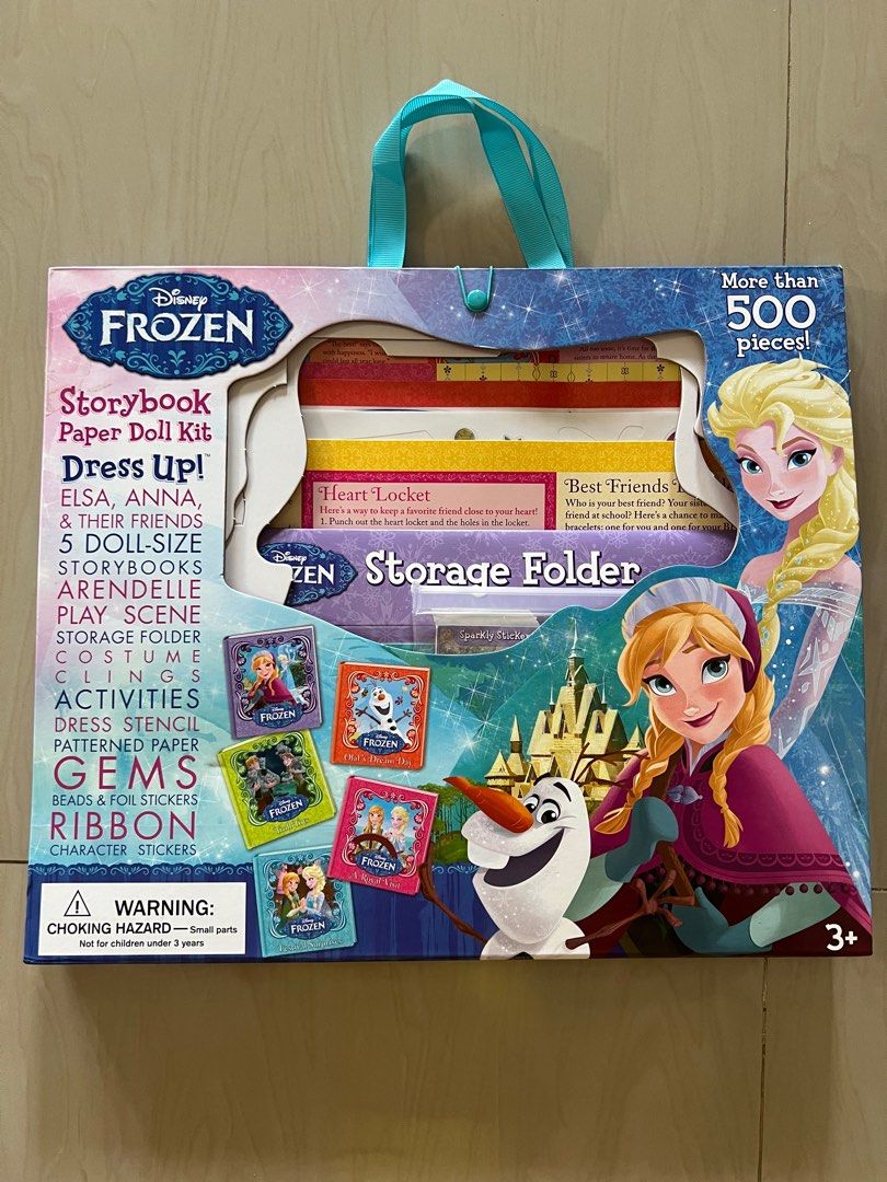 Frozen Storybook Paper Doll Kit, Hobbies & Toys, Toys & Games on Carousell