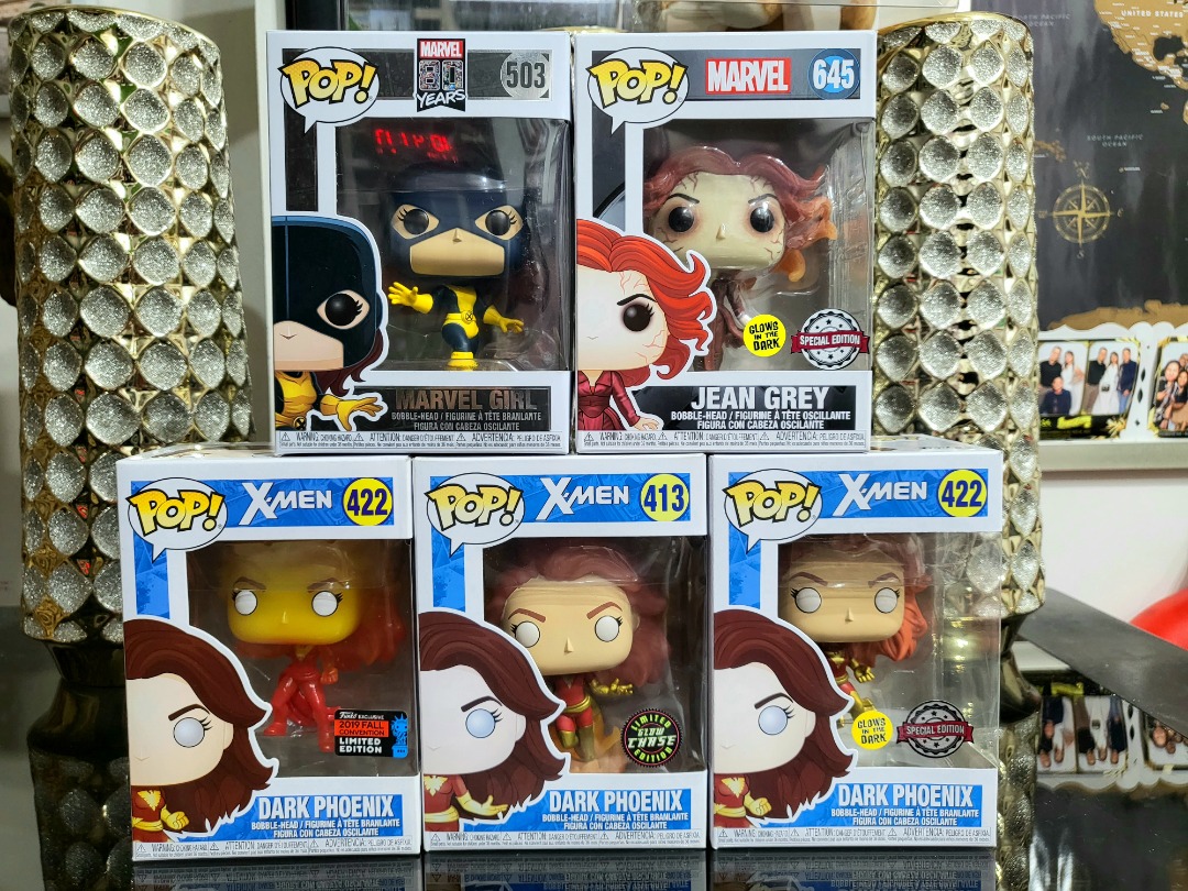 Funko Pop! X-Men Jean Grey/Phoenix Funko Pop Set, Hobbies & Toys, Toys ...