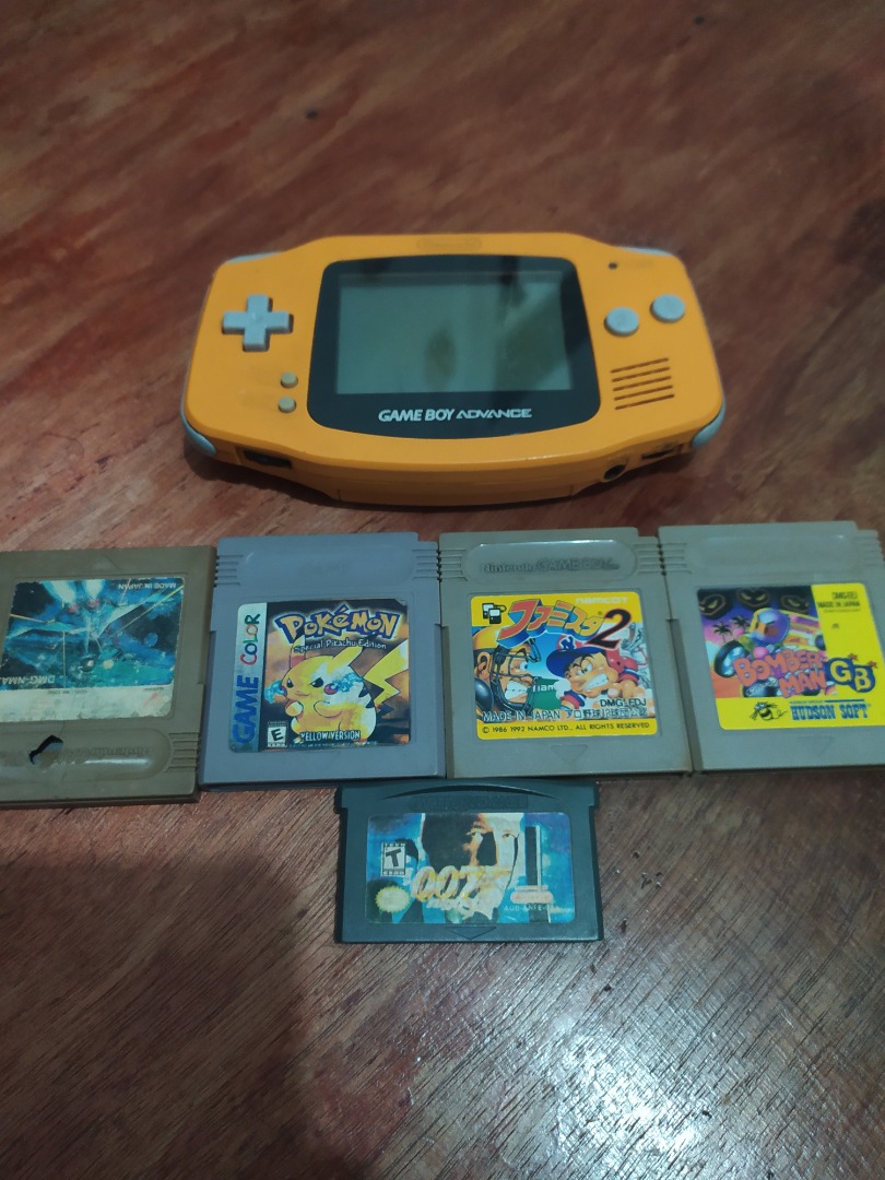 Gameboy Advance with 5 Games, Video Gaming, Video Game Consoles ...