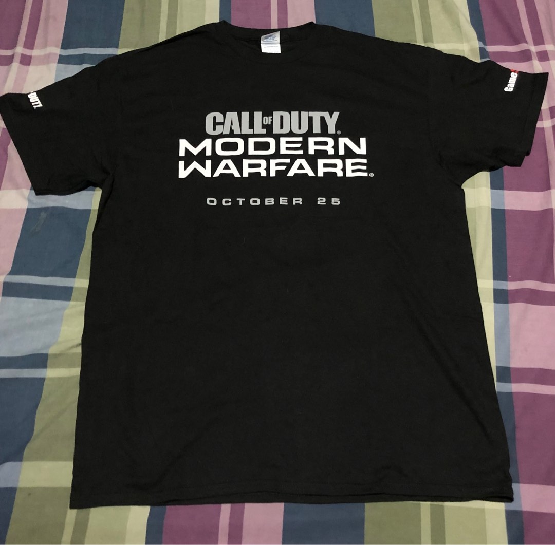Gamestop Call of duty modern warfare shirt, Men's Fashion, Tops & Sets ...