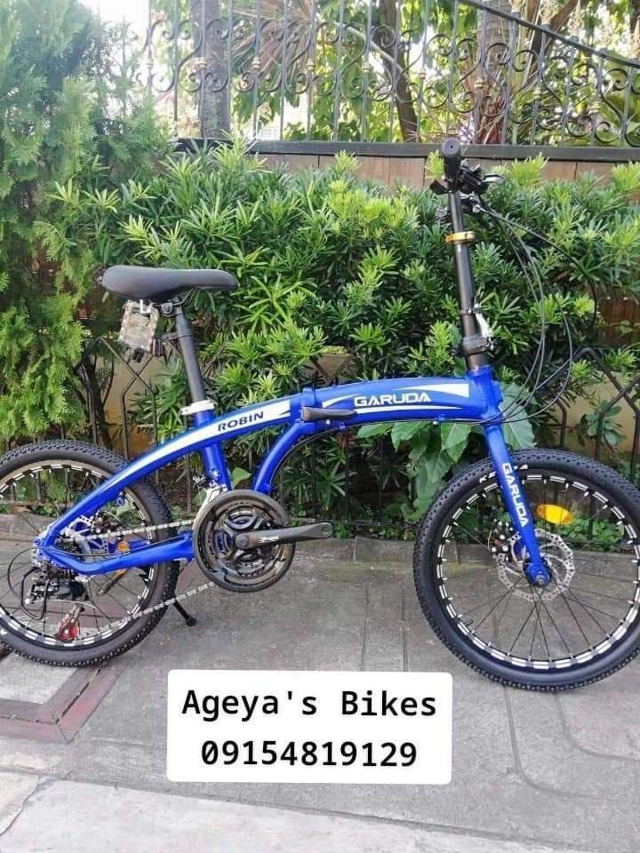 GARUDA ROBIN FOLDING BIKE ALLOY 3x7 Speed, Sports Equipment, Bicycles ...