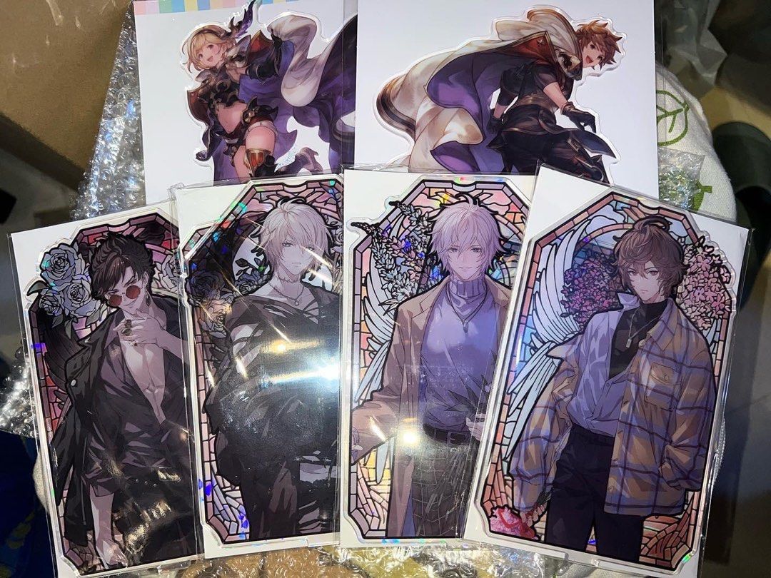 （現貨）GBF FES 2022-2023 立牌 古蘭 姬塔 彼列 路西法 路西菲爾 聖德芬 碧藍幻想 Granblue Fantasy, 興趣及遊戲, 玩具 & 遊戲類 - Carousell