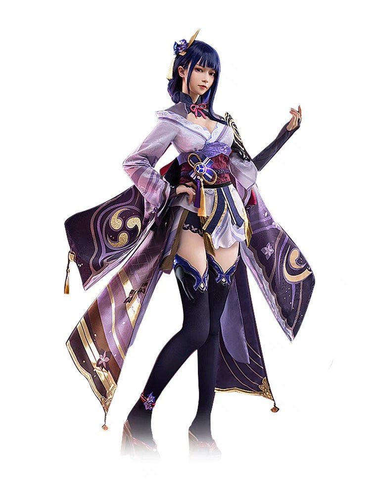 Genshin Impact Raiden Shogun Cosplay Costume, Women's Fashion, Dresses ...