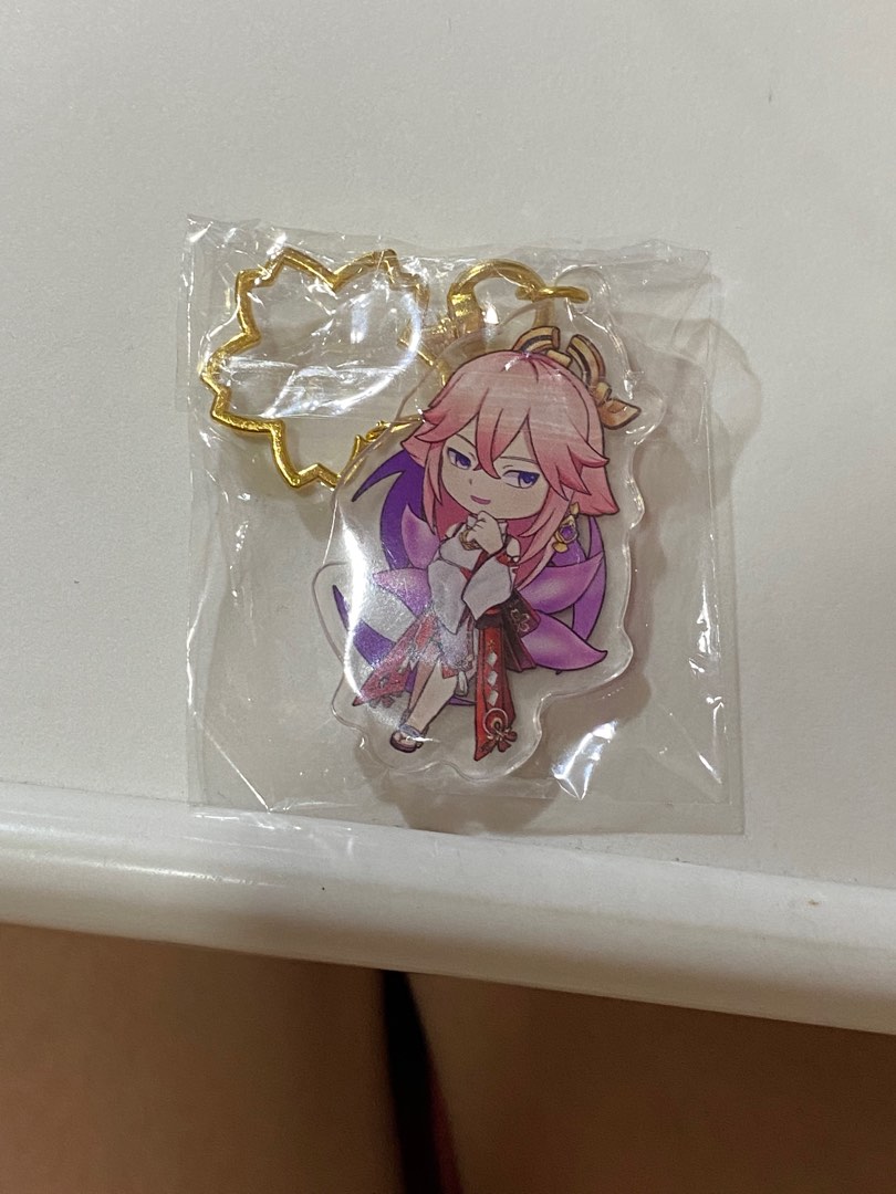 Genshin Impact Yae Miko Fanart Keychain, Hobbies & Toys, Toys & Games ...