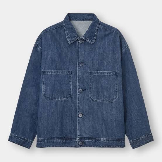 GU - Denim Jacket, Men's Fashion, Activewear on Carousell