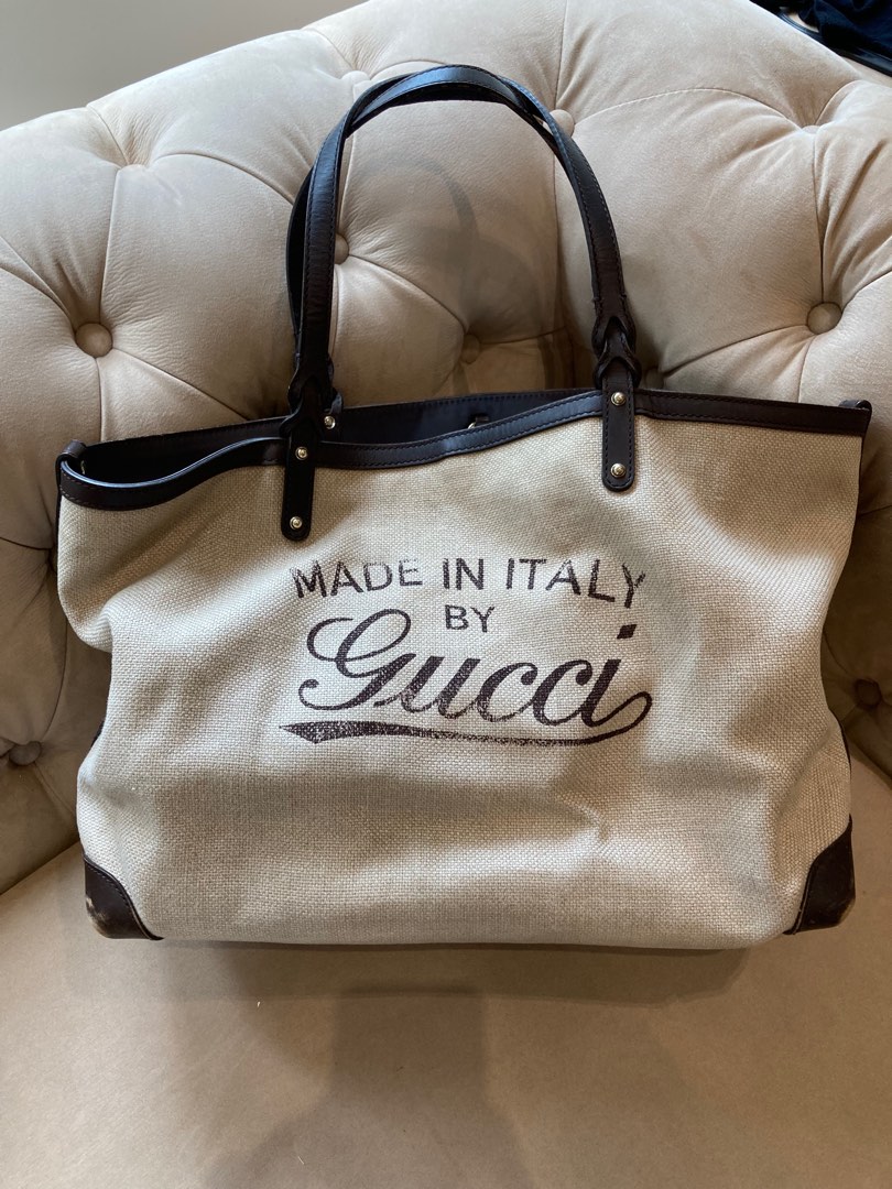 Gucci Craft Tote, Luxury, Bags & Wallets on Carousell