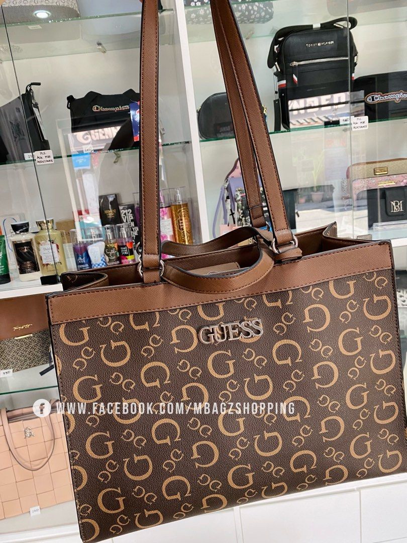Guess Tote Bag, Women's Fashion, Bags & Wallets, Tote Bags on Carousell