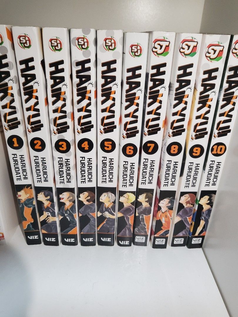Haikyuu Manga Volumes 1-10, Hobbies & Toys, Books & Magazines, Comics ...
