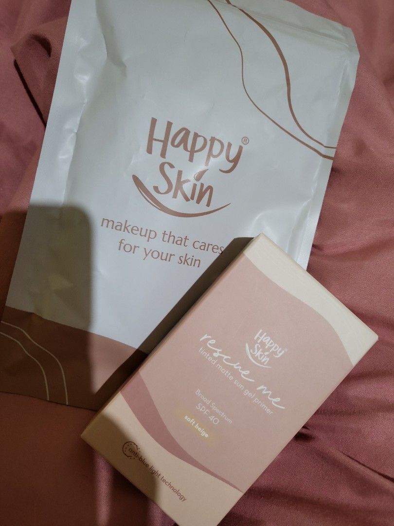 Happy Skin Tinted Matte Sun Gel Primer (Soft Beige), Beauty & Personal ...