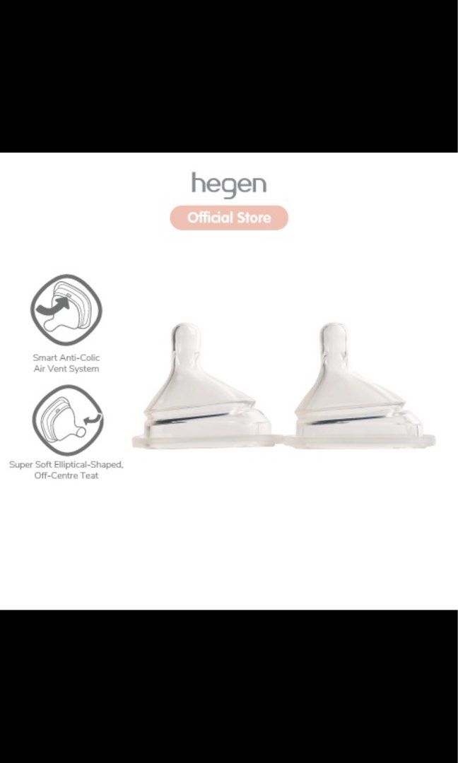 Hegen extra slow flow bottle teat, Babies & Kids, Nursing & Feeding ...