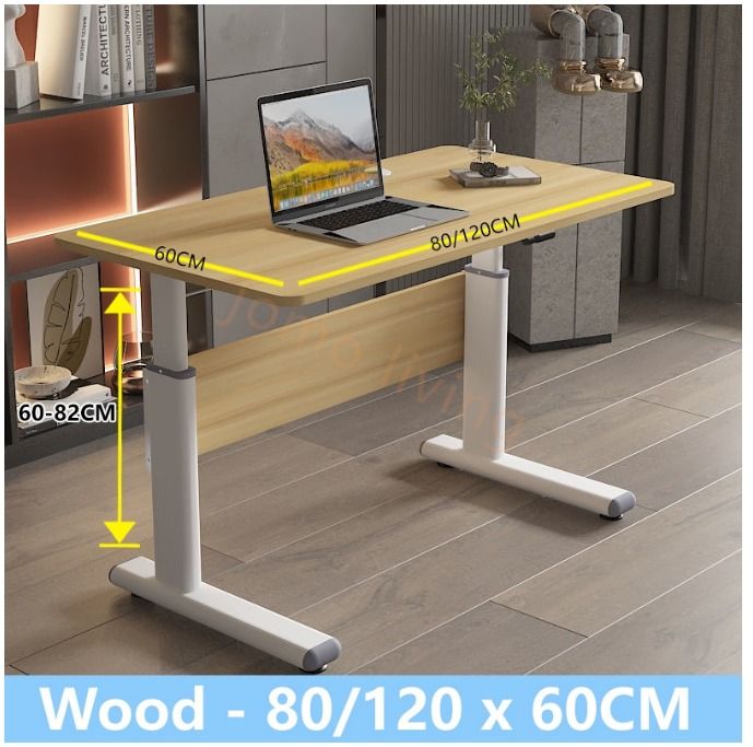 Height Adjustment Table Lifting Computer Desk Table Standing Type Kids ...