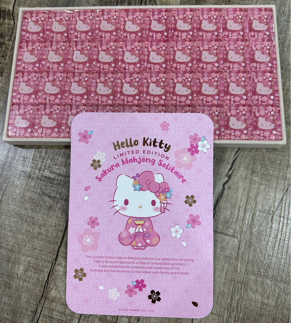 Hello Kitty Mahjong (Limited Edition), Hobbies & Toys, Toys & Games on ...