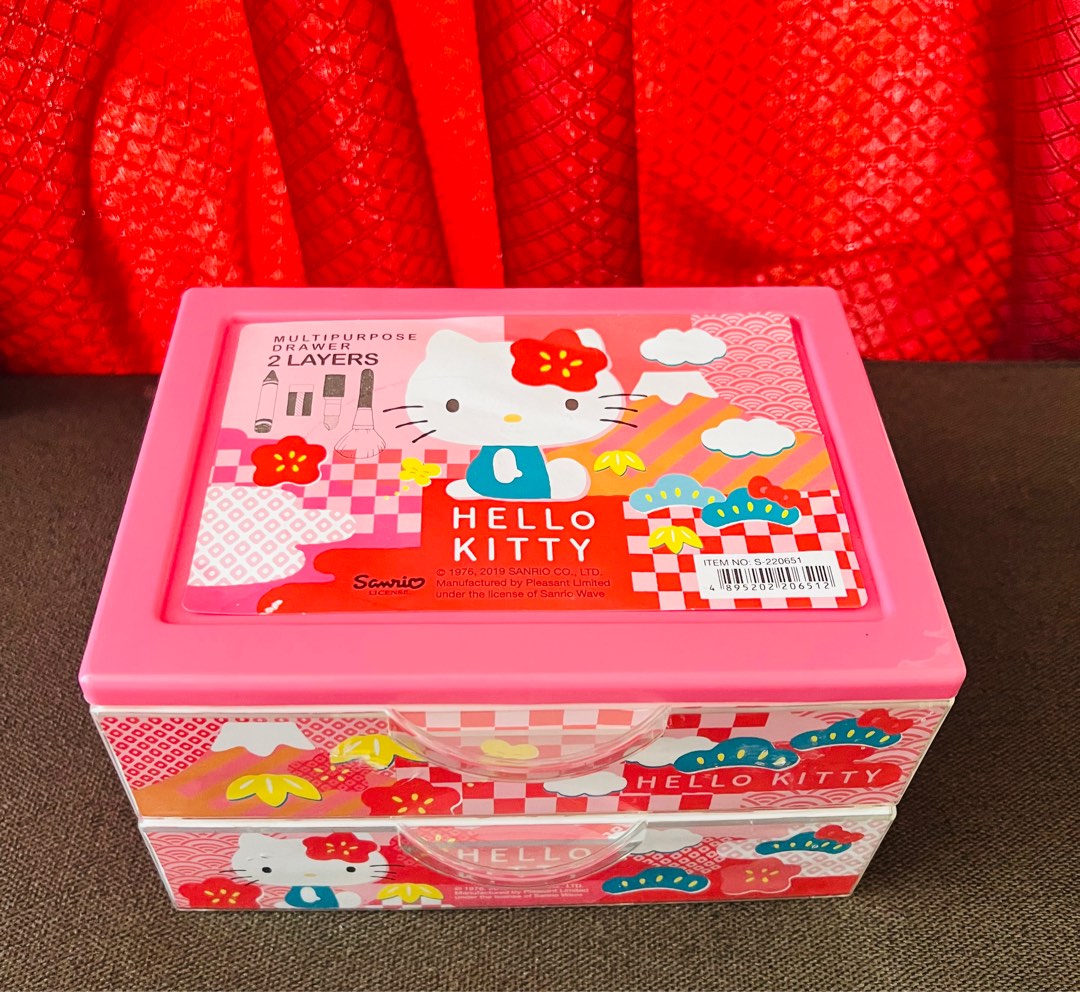 Hello kitty two layers drawers on Carousell