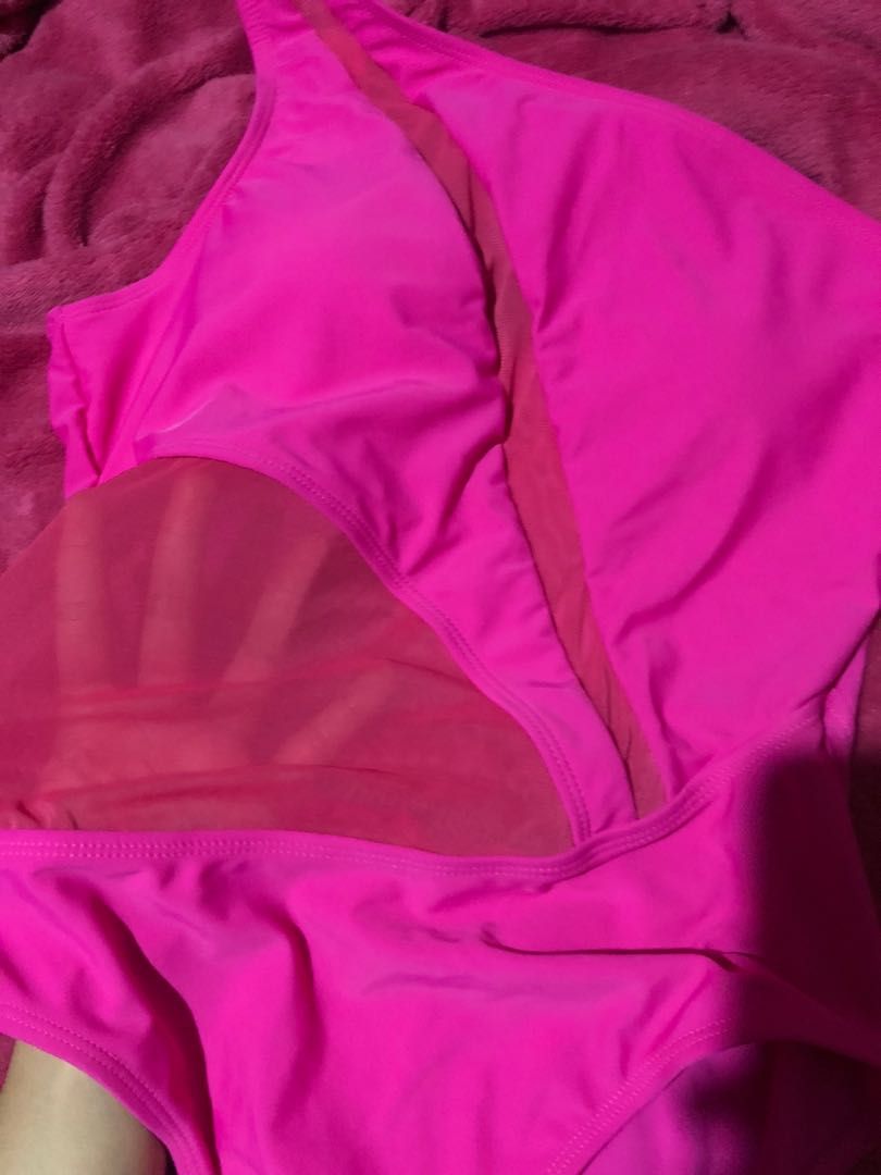 Hot pink swimsuit, Women's Fashion, Swimwear, Bikinis & Swimsuits on ...