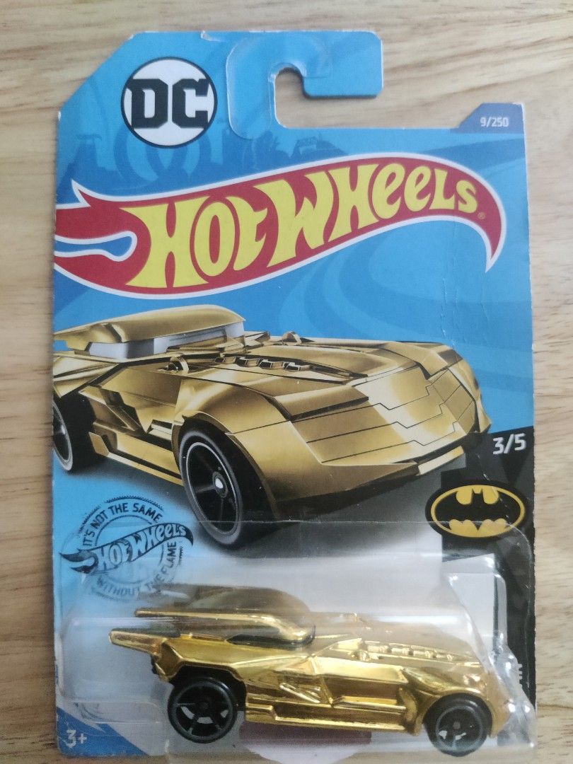 Hot wheels Gold Batmobile on Carousell