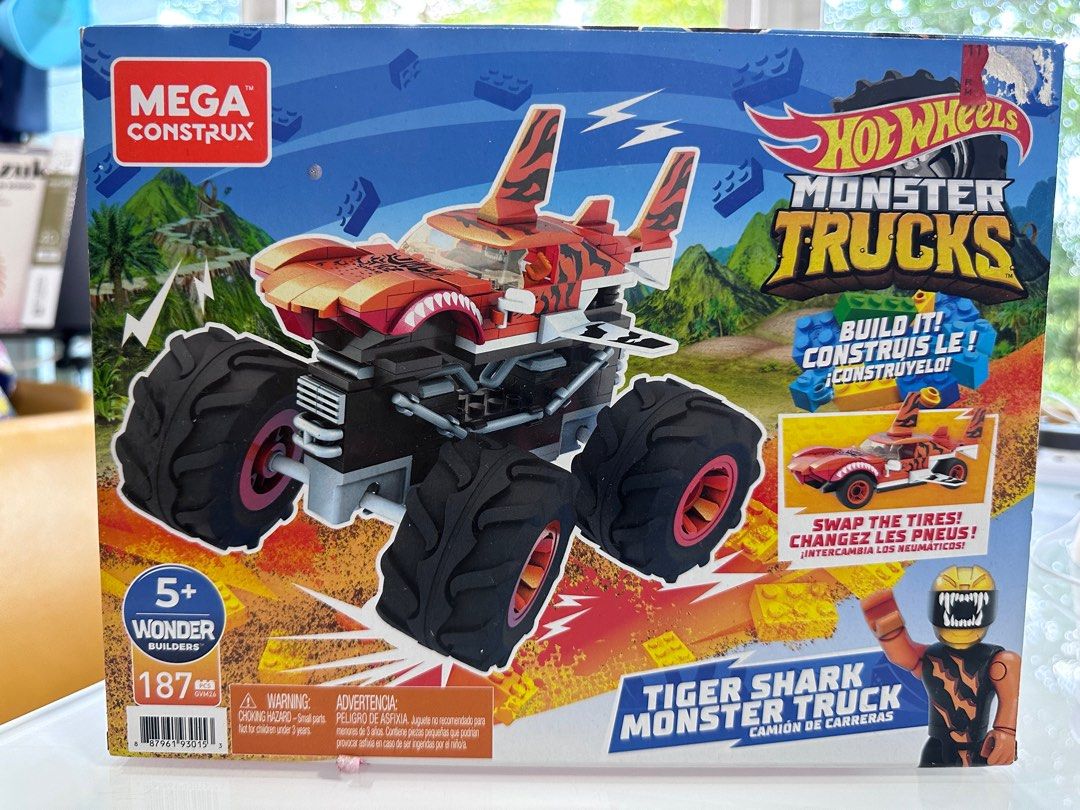 Hot wheels Tiger Shark Monster Truck, Hobbies & Toys, Toys & Games on ...