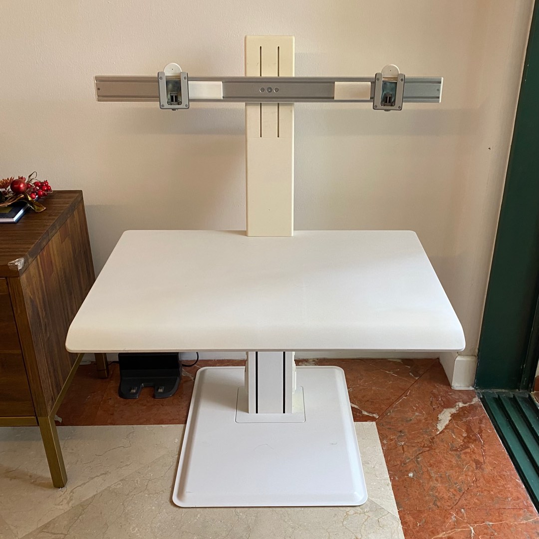 Humanscale Standing Desk for 2 Monitors, Furniture & Home Living ...